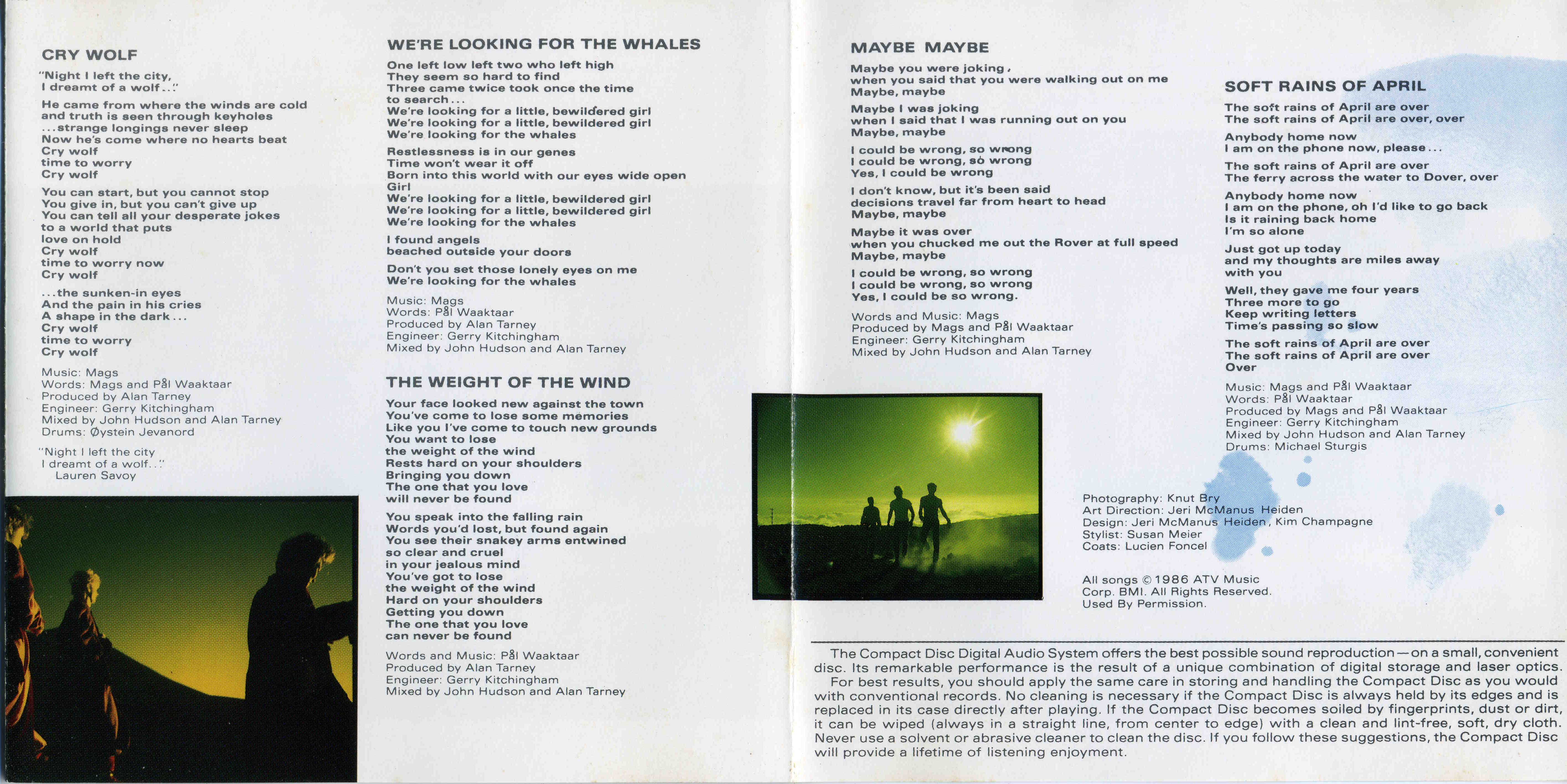 A ha Scoundrel Days : Booklet 4 JPN | CD Covers | Cover Century | Over ...